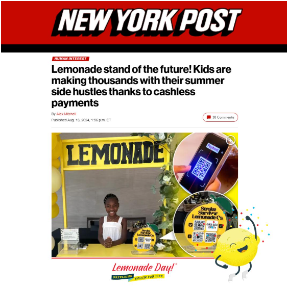 Cashless Payments Turn Lemonade Stands into Big Earners | Lemonade Day